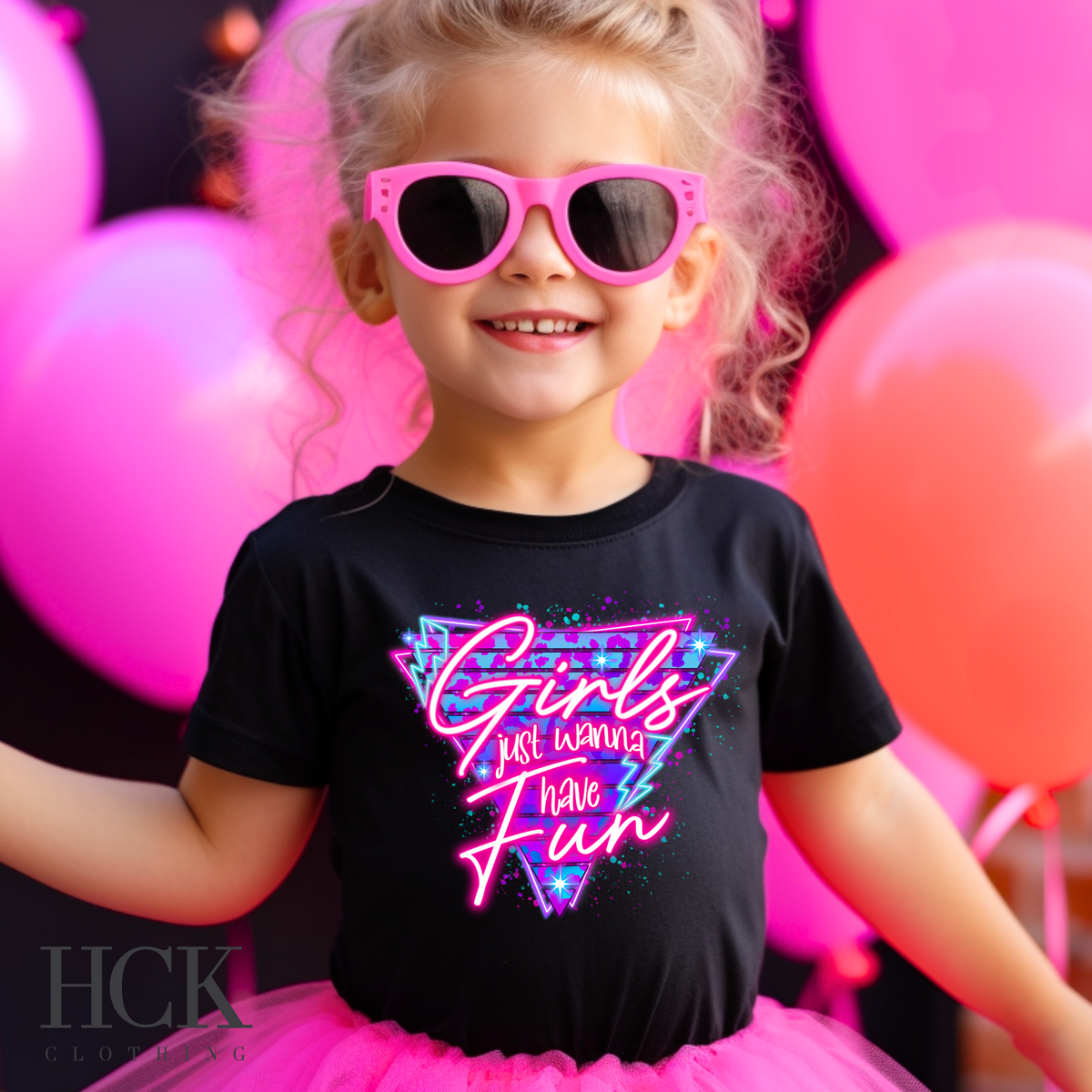 Girls Just Wanna Have Fun T-Shirt- 2 COLORS – Hill Country Kids Clothing