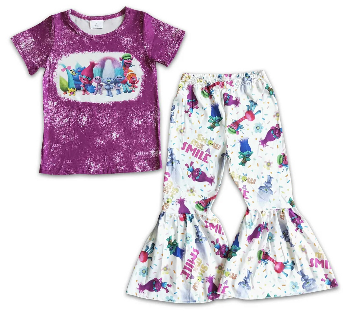 Trolls Bell Bottoms Outfit – Hill Country Kids Clothing